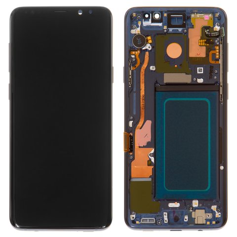 Дисплей для Samsung G965 Galaxy S9 Plus, синий, с рамкой, High Copy ...