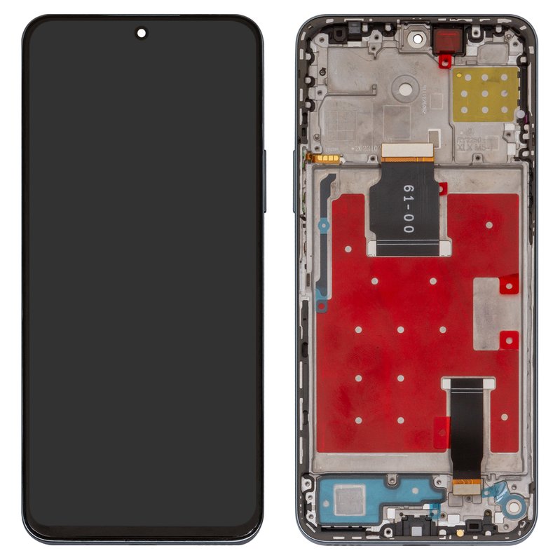 Дисплей для Huawei Honor 90 Lite, Honor X8a, серебристый, с рамкой ...